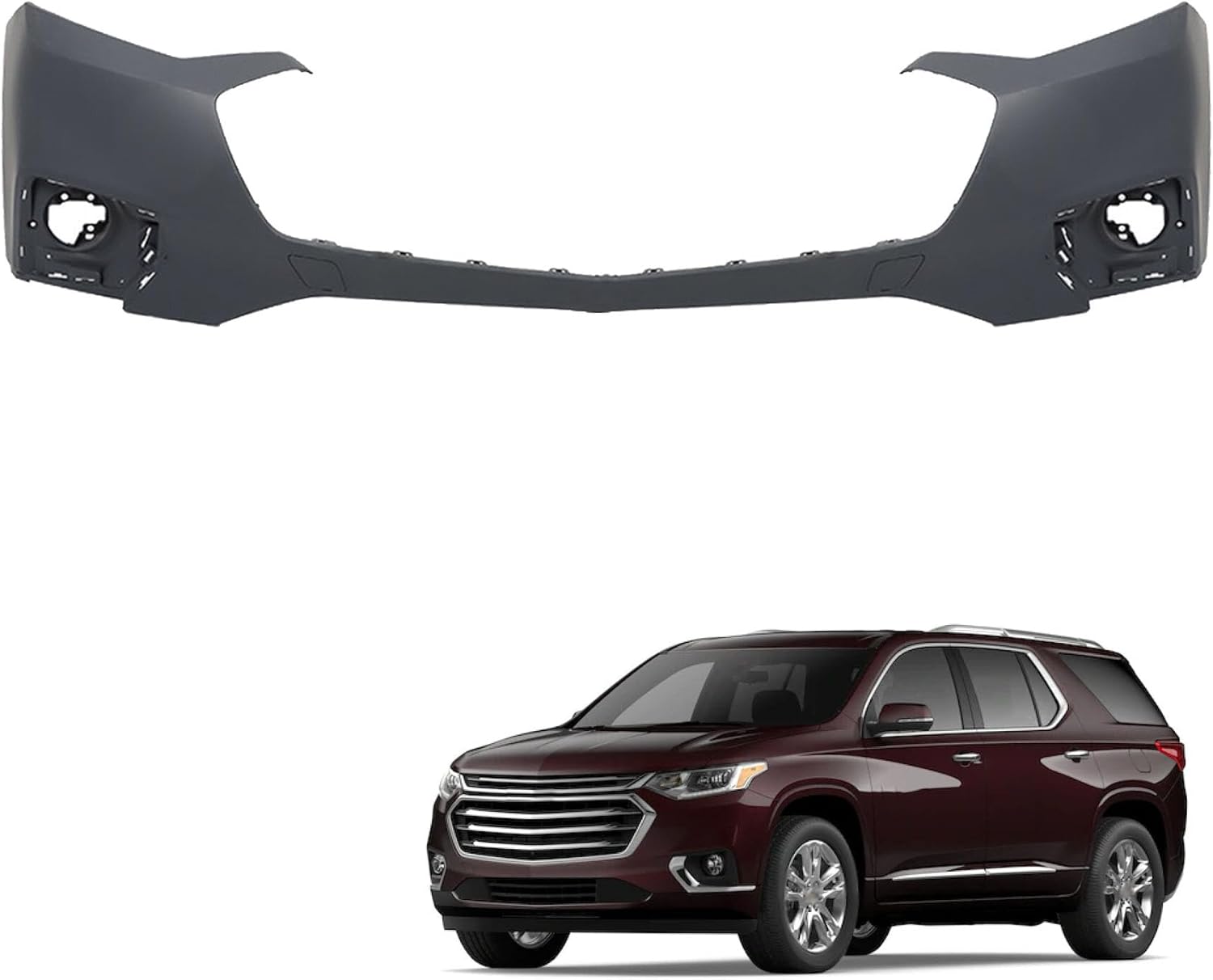 Amazon.com: munirater Front Bumper Cover Plastic Primed Replacement for ...