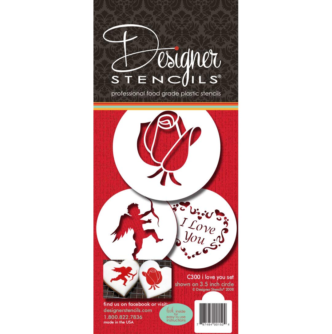 I Love You Stencils