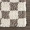 Amazon.com: Hauteloom Atira Checkered Shag Area Rug - Checkboard Design ...