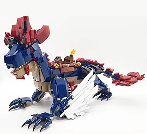 Amazon.co.jp: Minifigure Building Blocks Set 549pcs MOC Arc: Rock Drake ...
