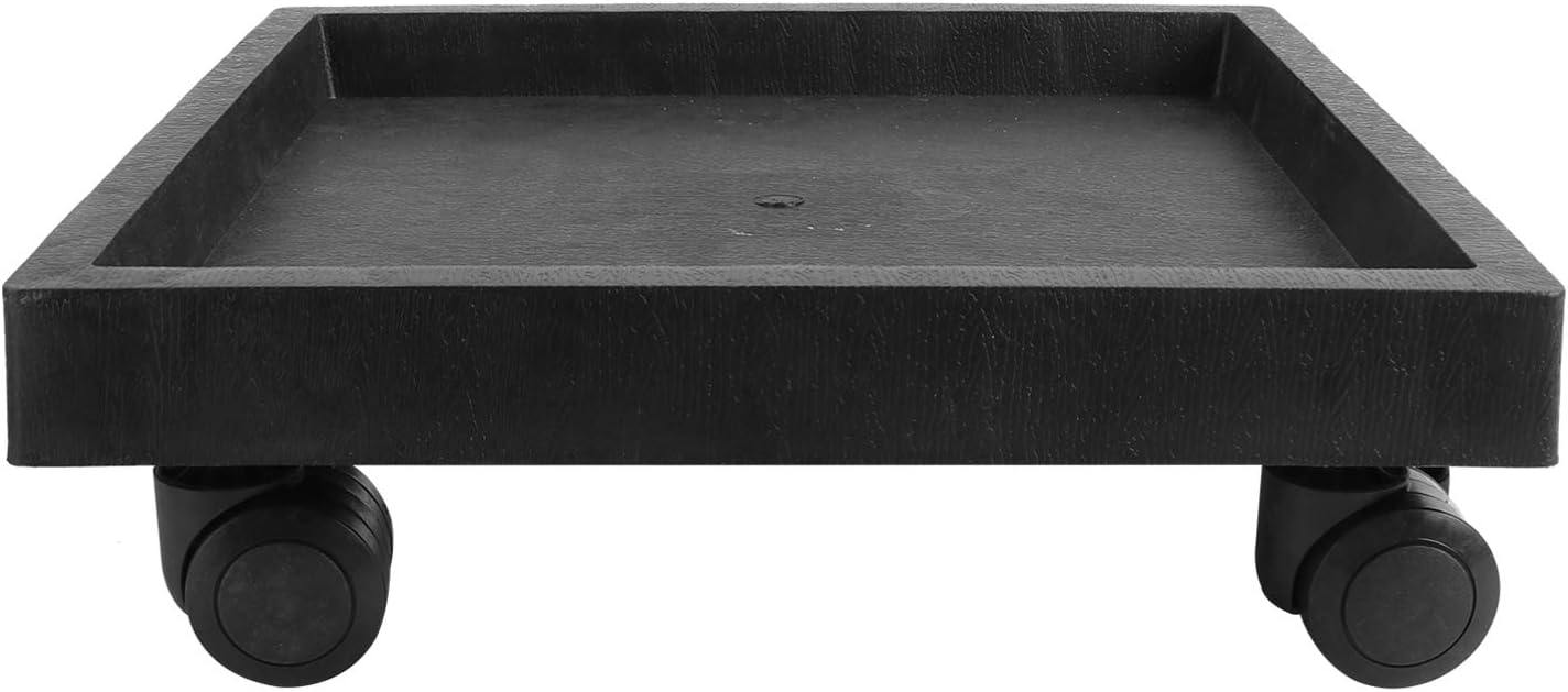 Amazon.com: Cabilock Square Plant Stand Caddy Plant Saucer Tray with ...
