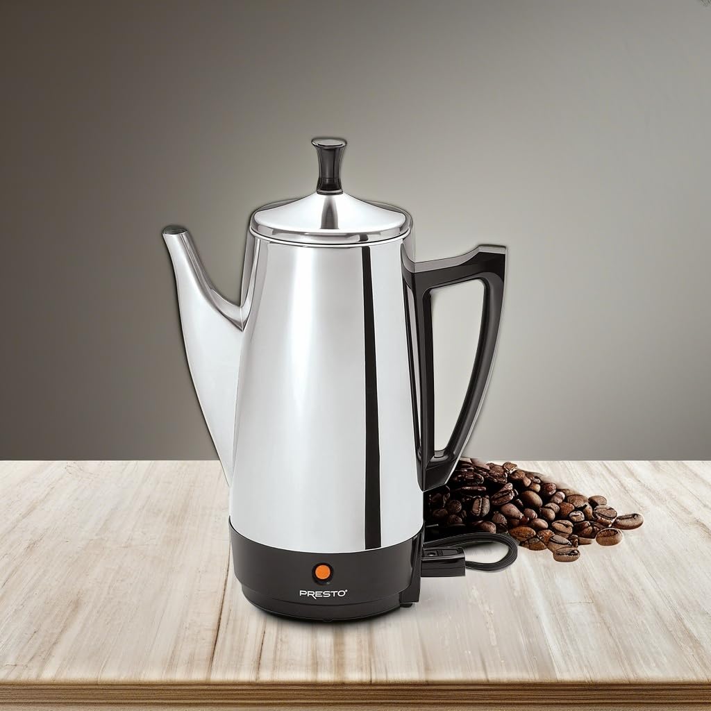 Amazon.com: Presto 02811 12-Cup Stainless Steel Coffee Maker with