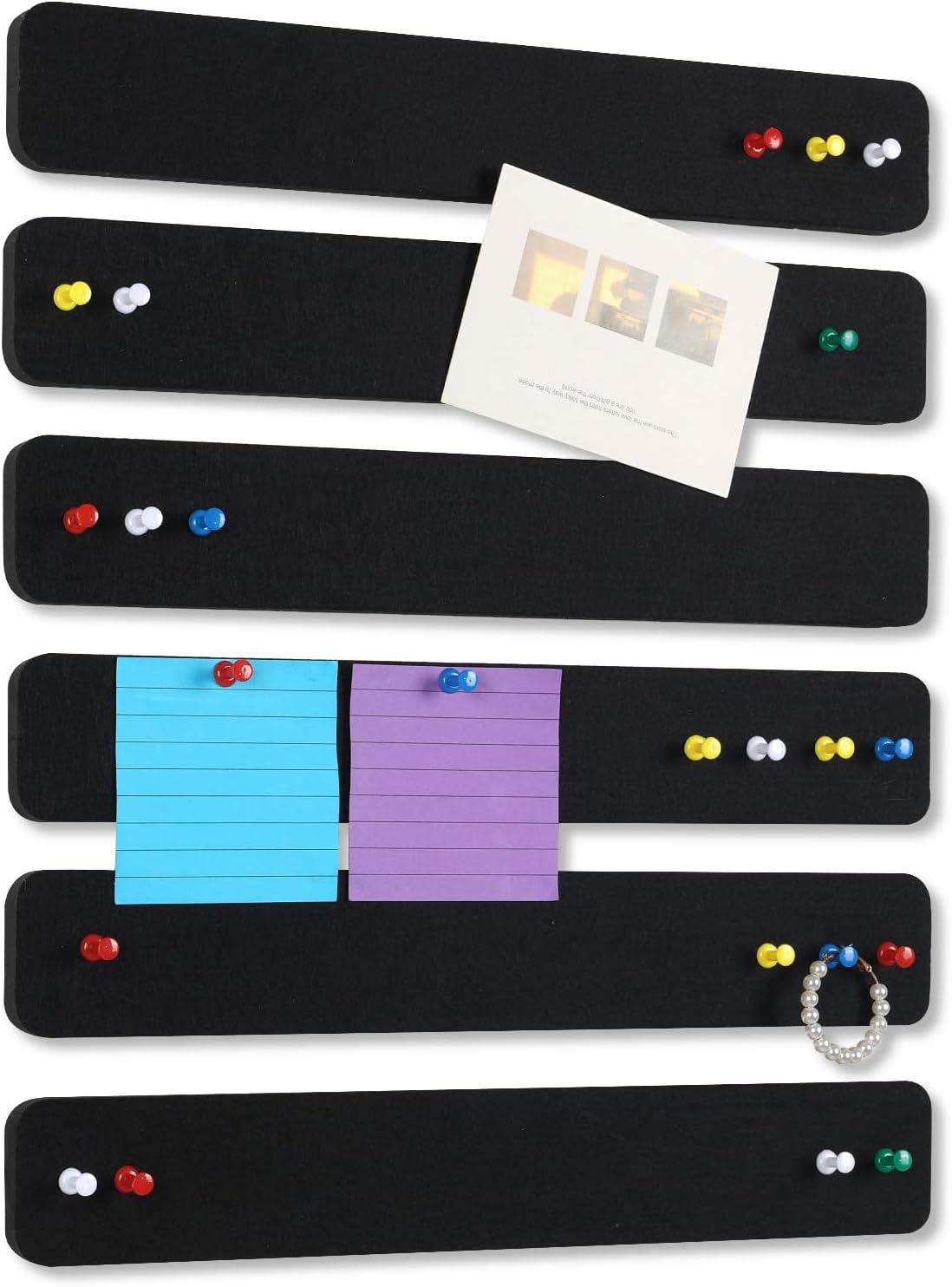 Amazon.com : Alistar Felt Pin Board Bar Strips Self-Adhesive Bulletin ...