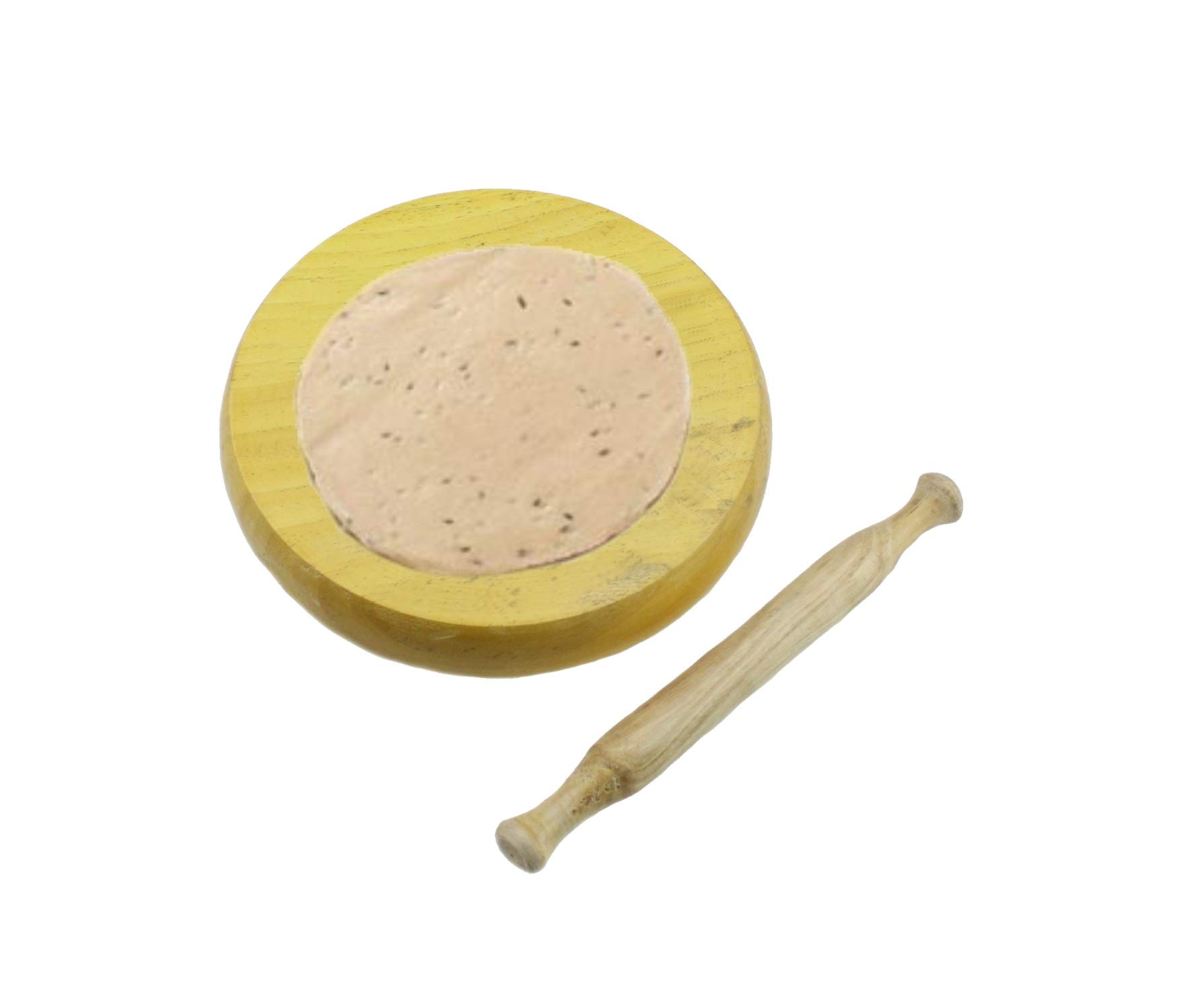 Children Chappati Rollng Board & Rolling Pin Set Kids Mini Wooden ...