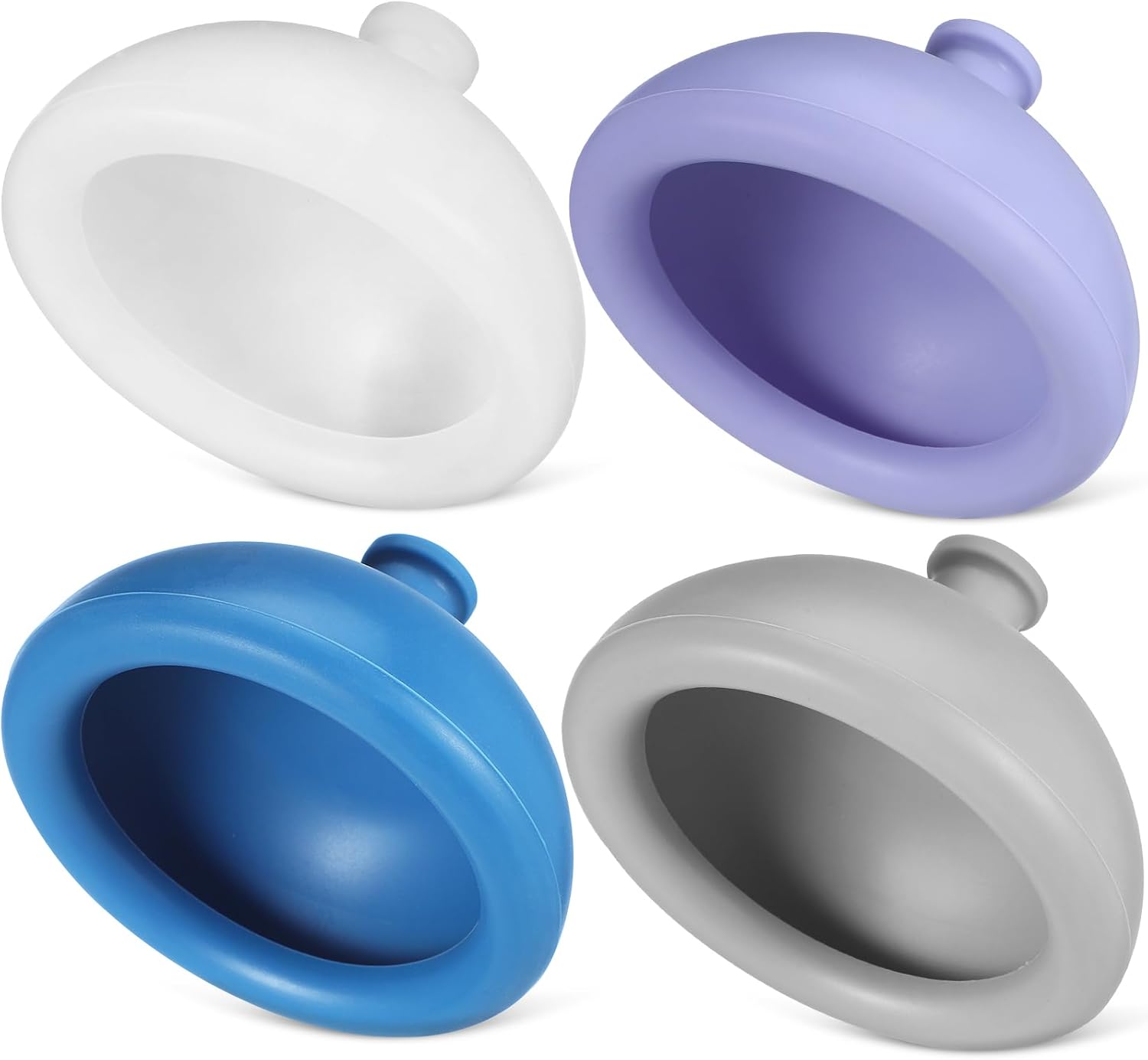 Amazon.com: Healifty Chest Percussion Cup 4-Pack Sputum Removal Massage ...