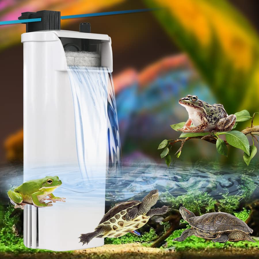 Snapklik.com : Aquarium Filter Turtle Tank Filter For 5-20 Gallon Fish ...