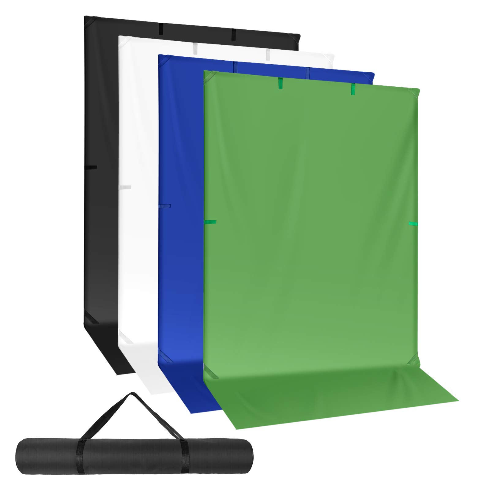 Buy Neewer Chromakey Green/Blue and Black/White Backdrop with Backdrop ...