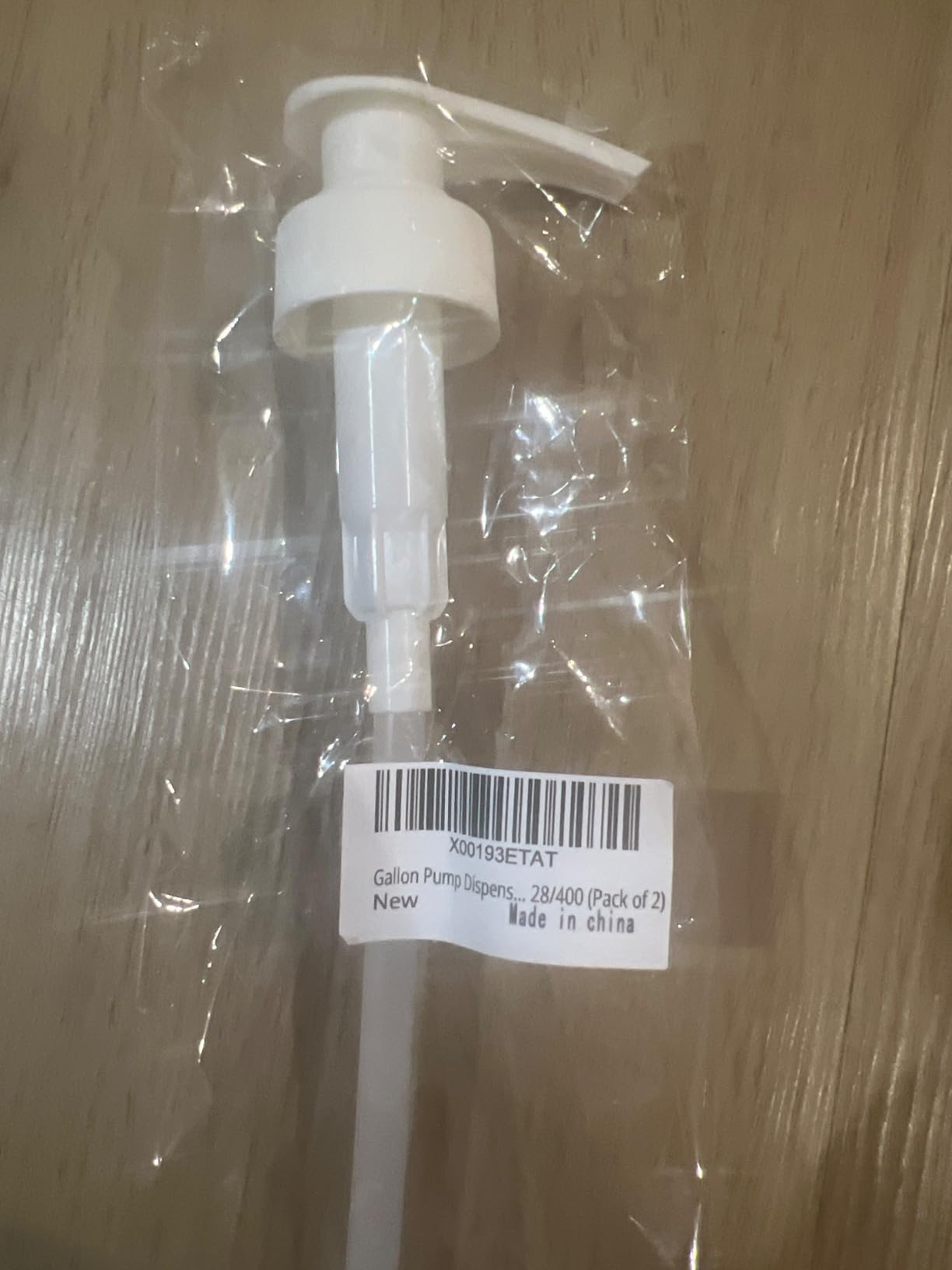 Gallon Pump Dispenser - Dispenses 1 Ounce Per Stroke - for Plastic or ...