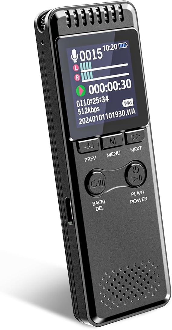 Amazon.com: 128GB Digital Voice Recorder with 8000 Hours Recording ...