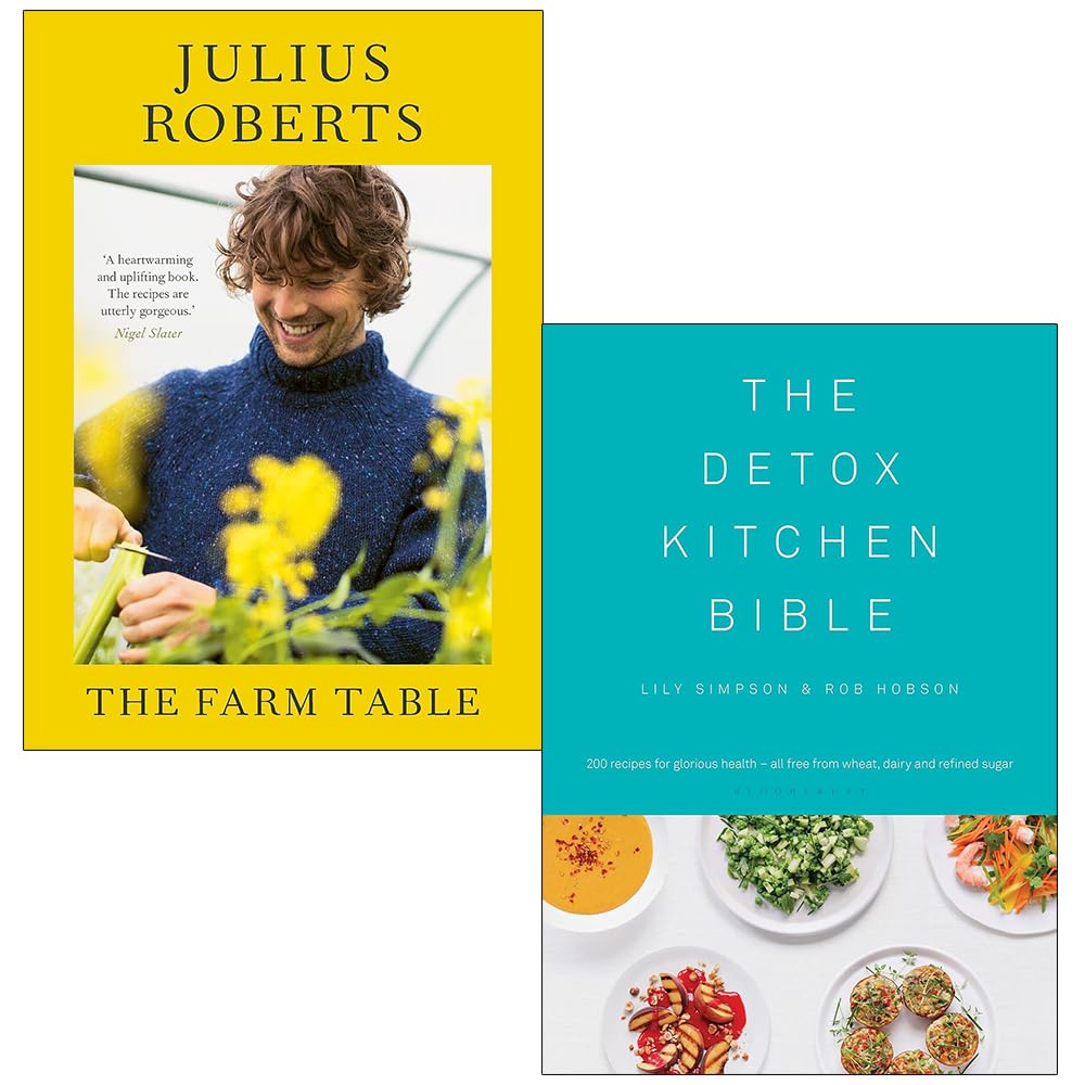 The Farm Table By Julius Roberts & The Detox Kitchen Bible By Lily ...