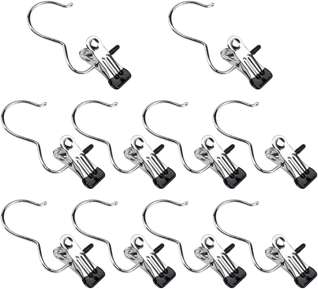 Amazon.com: OOTDAY Clothes Pins, 10 Pack Hangers with Clips, Stainless ...