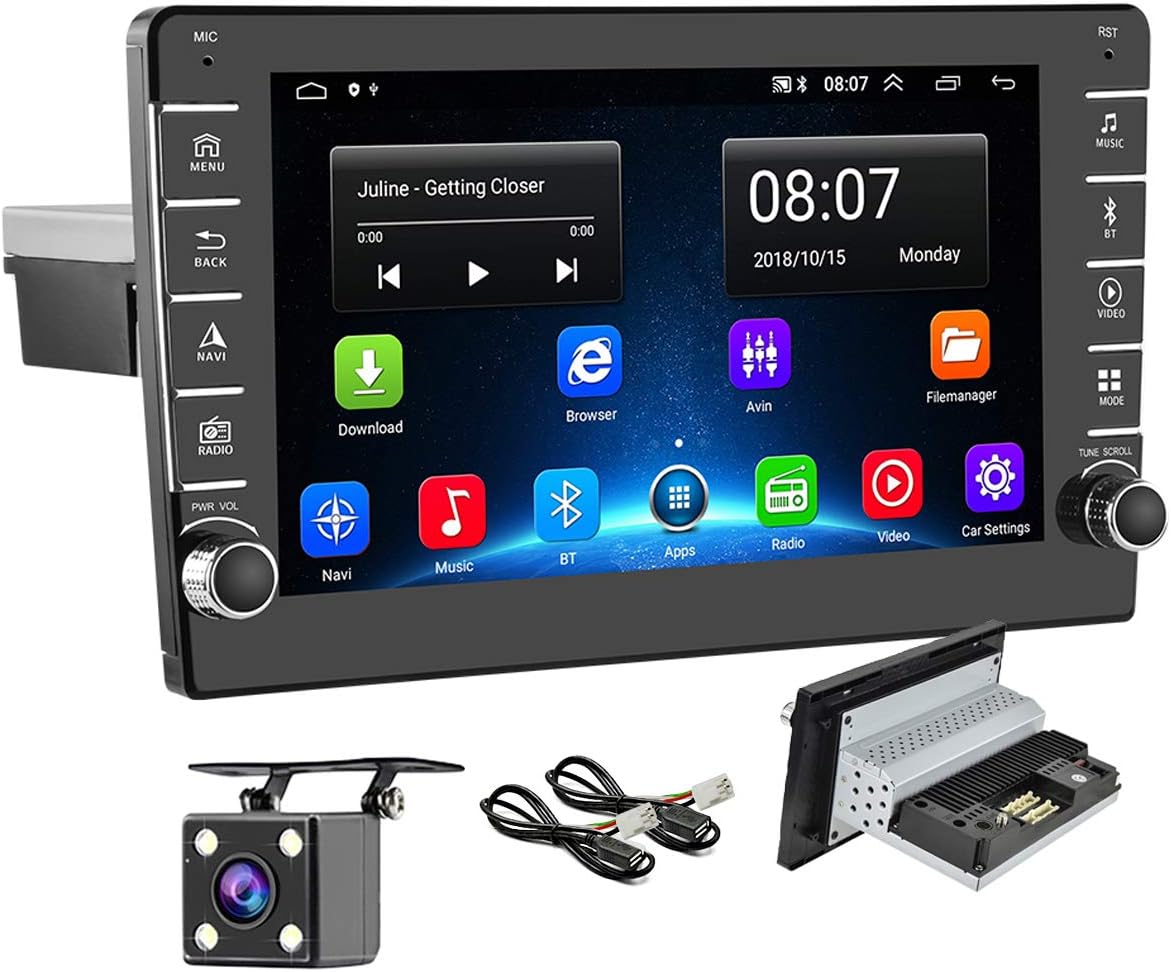 Amazon.com: Android Car Stereo Double Din Car Radio with GPS Bluetooth ...