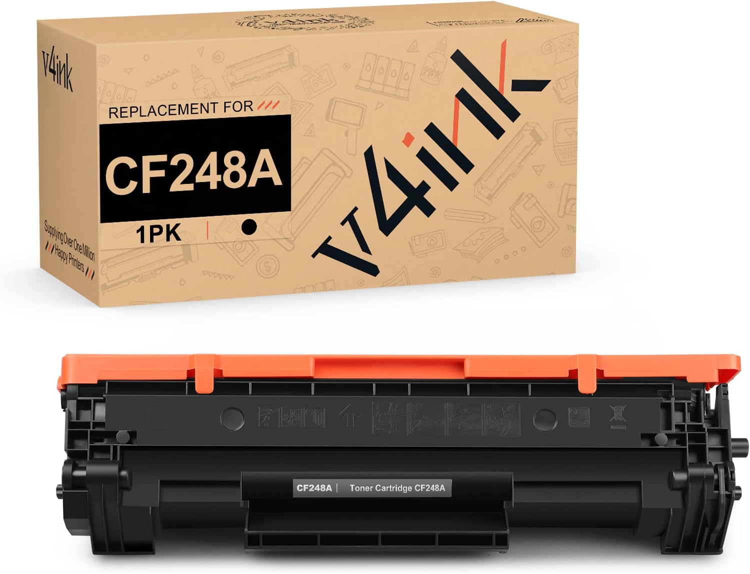 Amazon.com: v4ink Compatible 48A Toner Cartridge Replacement for HP 48A ...