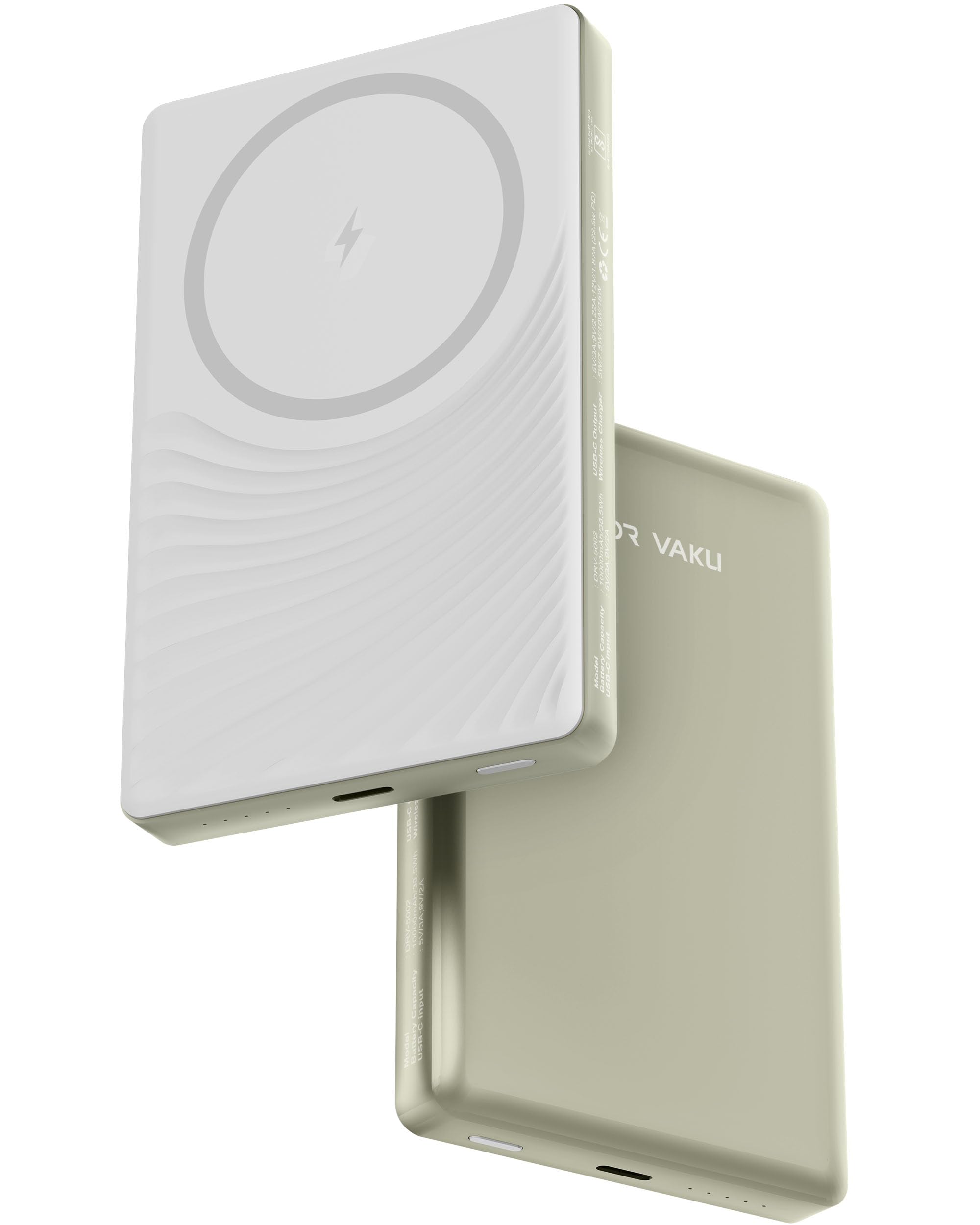 Volt Flow 10000mAh 22.5w PD 15w Magnetic Wireless Power Bank for iPhone ...