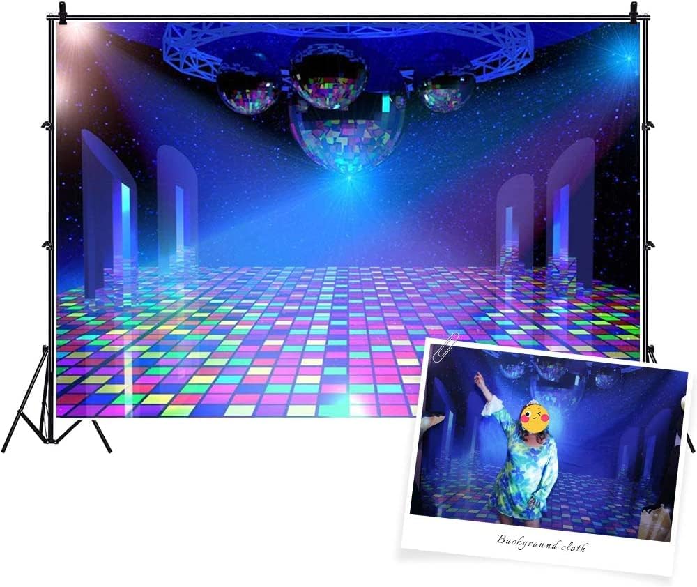 Buy CSFOTO 6x4ft Disco Party Backdrop Dance Party Backdrop Concert ...