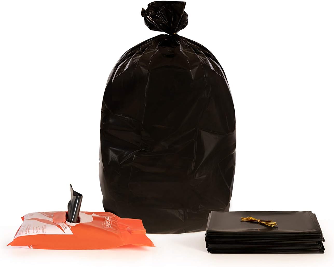 Amazon.com: 55 Gallon Contractor Bags – 3 Mil Thick Black Trash Bags ...