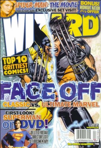 Wizard The Guide to Comics Magazine #115 (No. 115), April 2001 (Cover 2 ...