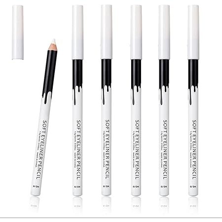 Amazon.com : White Eyeliner Pencil Professional Highlighter Eye Liner ...