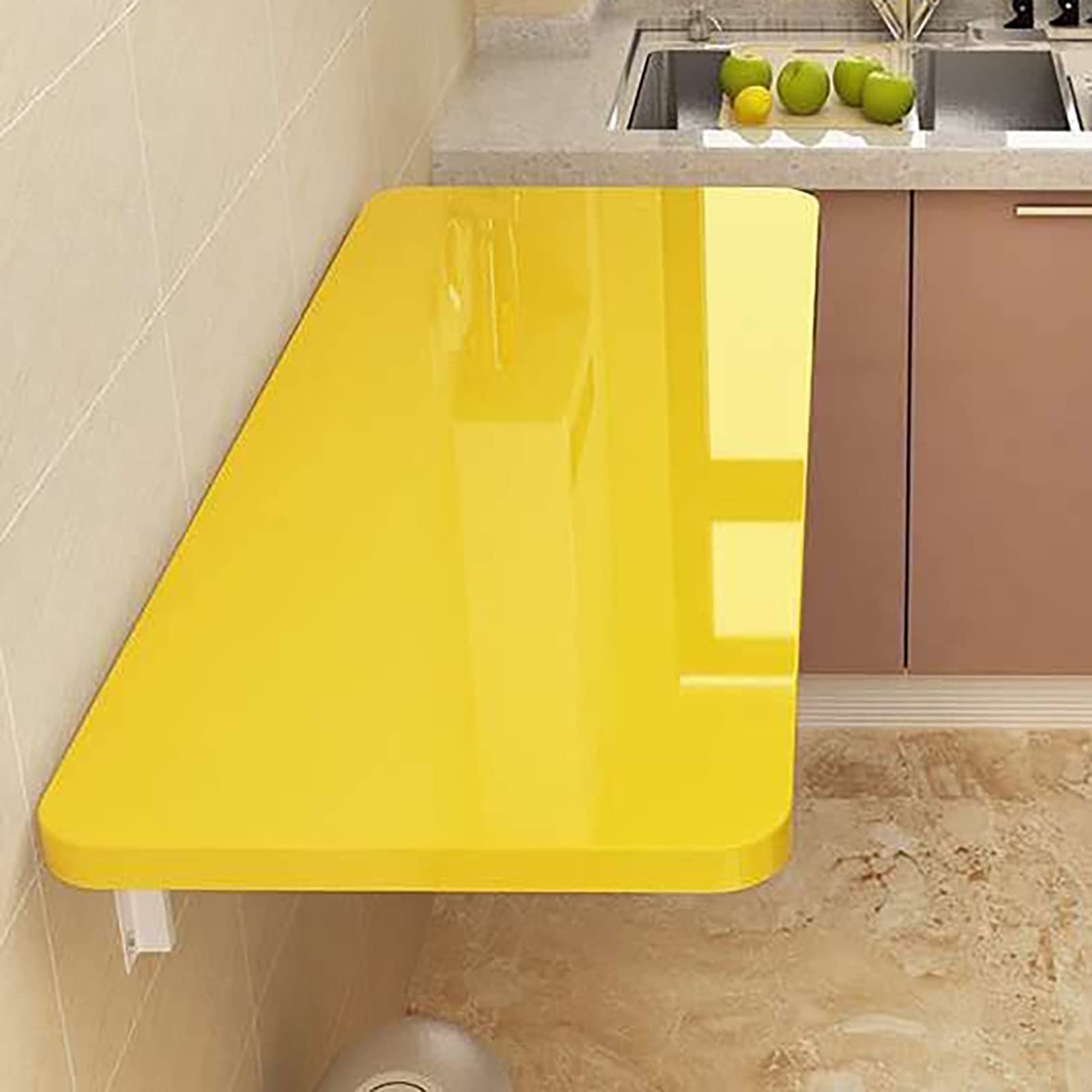 Amazon.com: Folding Wall-Mounted Drop-Leaf Table, 0.7" Thick Heavy Duty ...