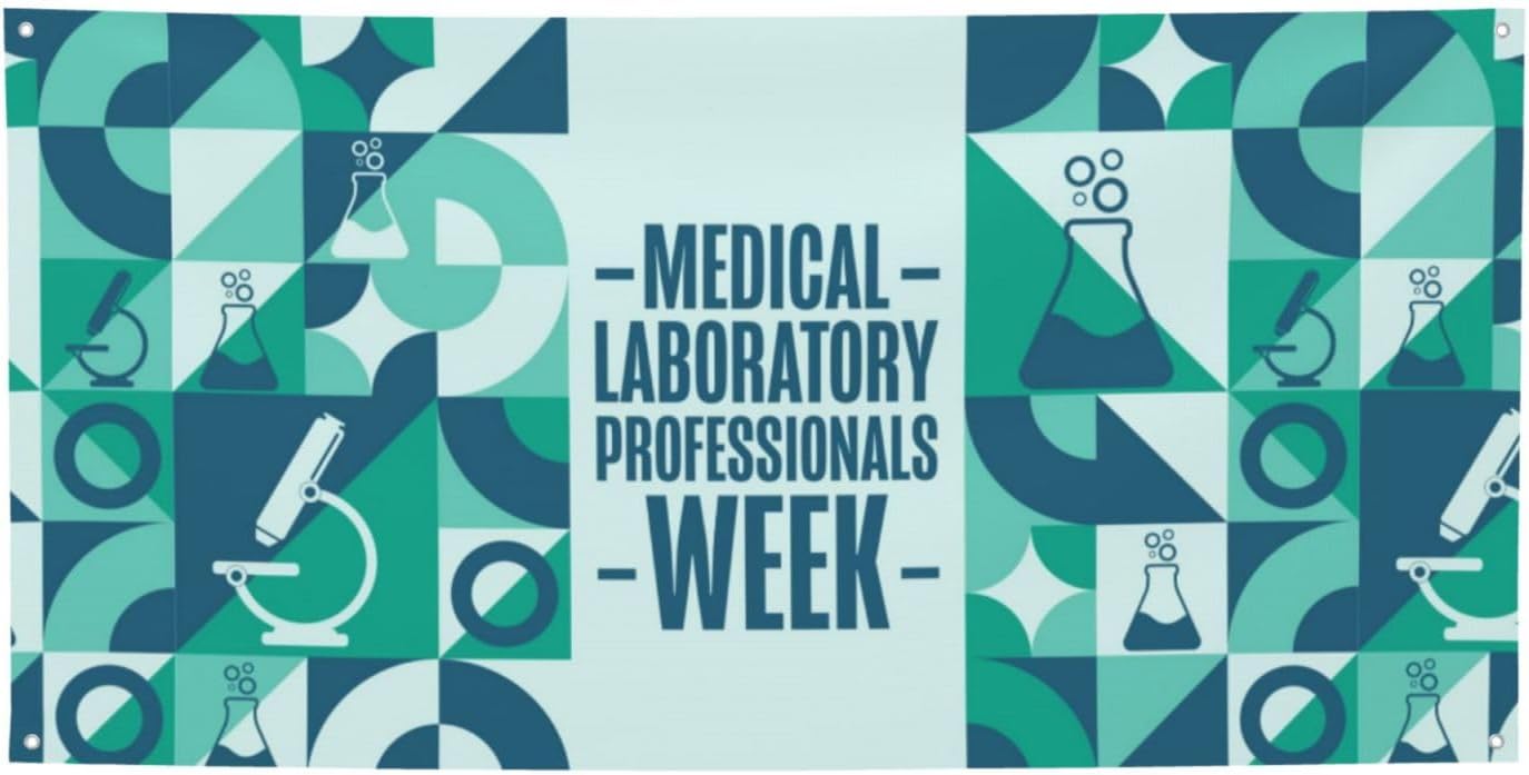 Amazon.com: Lab Week Medical Laboratory 2024 Banner 35x90in Decorations ...