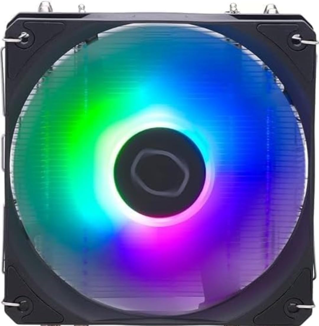 CHIST RGB PROCESSOR FAN V2 CPU Cooler/CPU Fan with Rainbow LED Fan ...