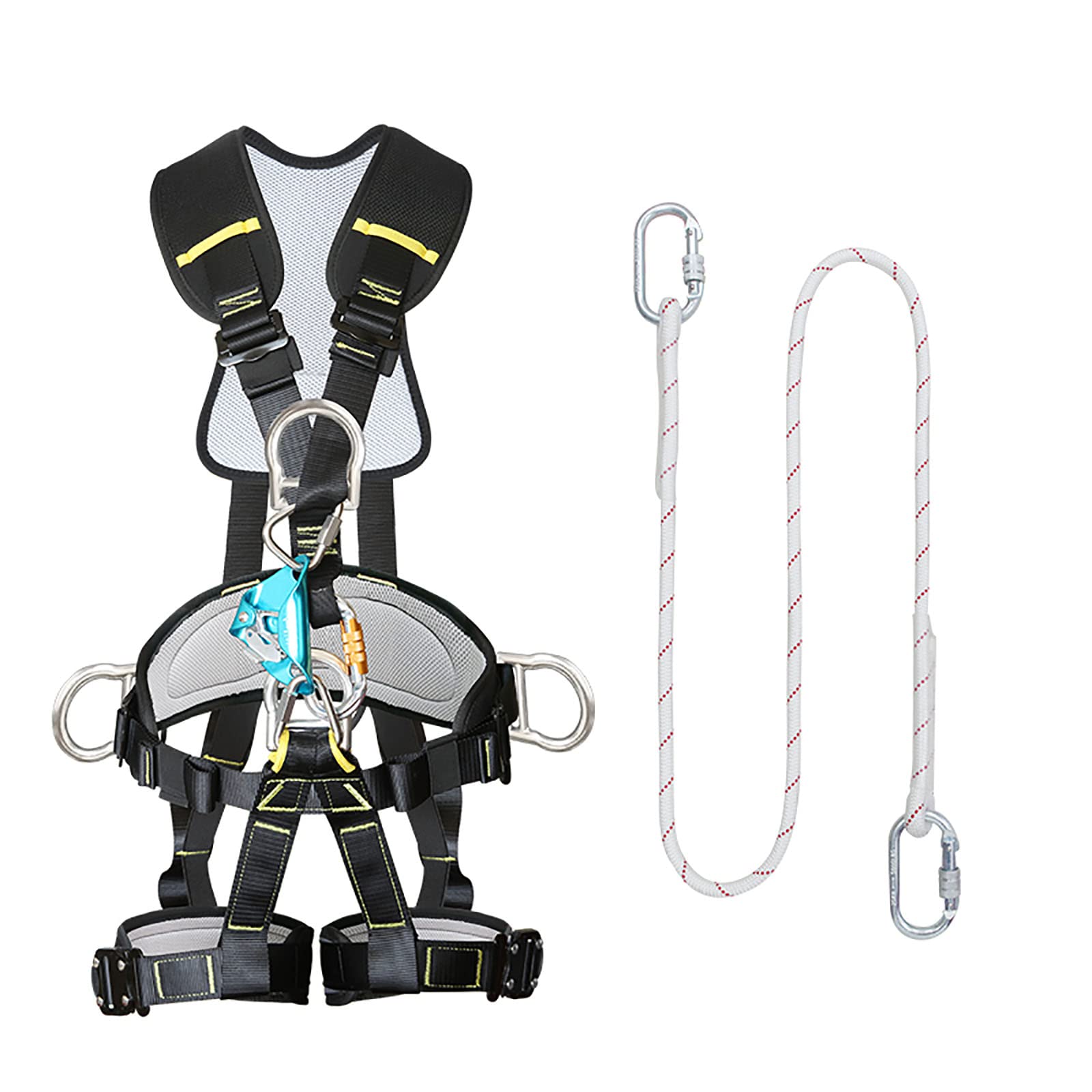 Safety Harness Kits With Safety Restraint Rope Lanyard Safety Fall ...
