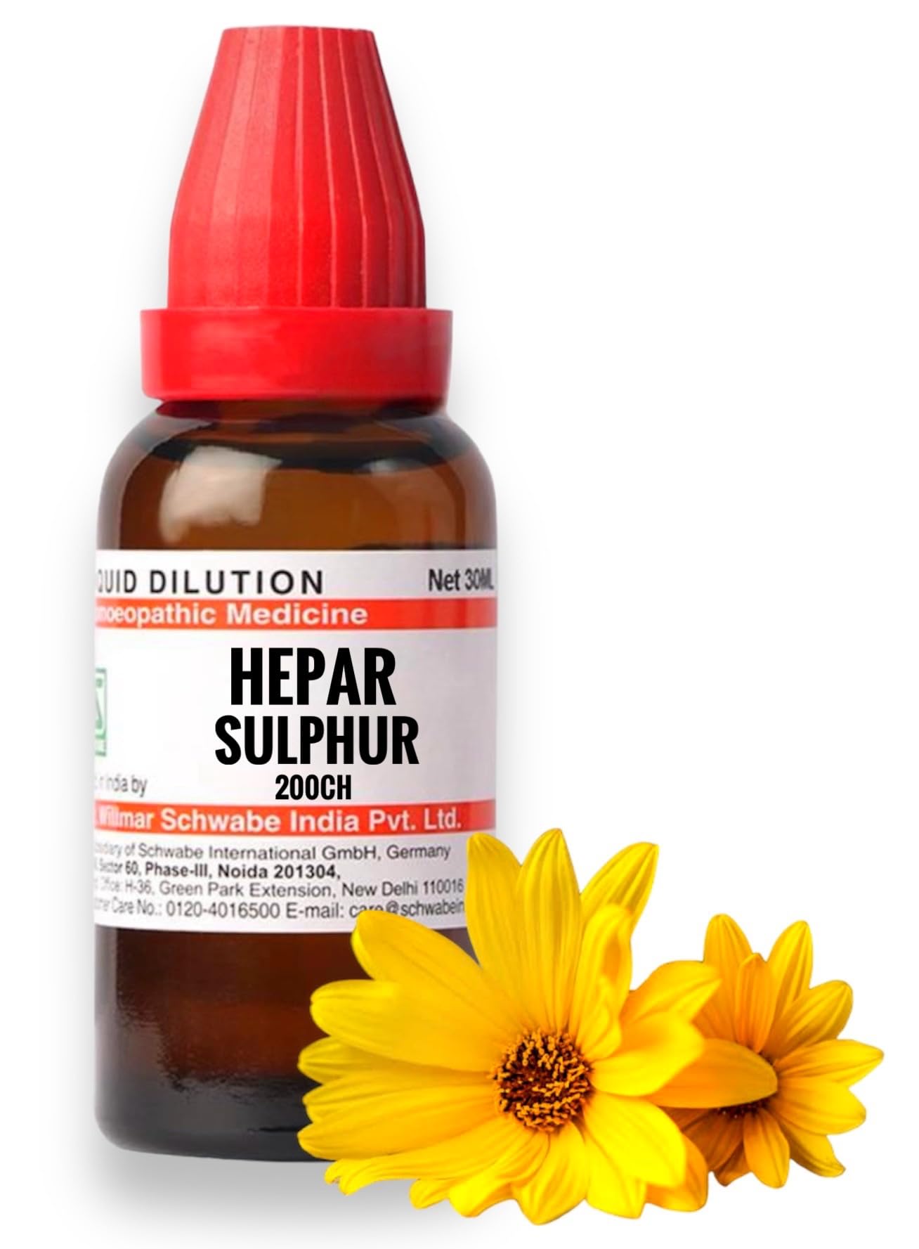 Willmar Schwabe Hepar Sulphur 200 CH (30ml) - Set of 2 Bottles : Amazon ...