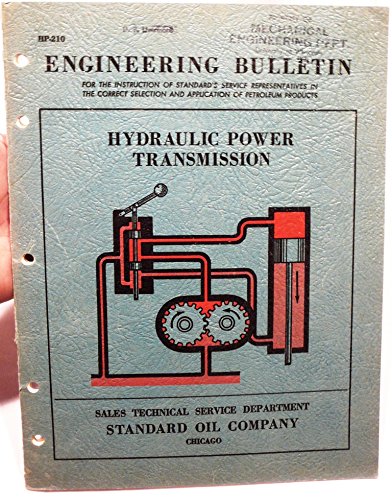 ENGINEERING BULLETIN: HYDRAULIC POWER TRANSMISSION; HP 210 - Livros na ...