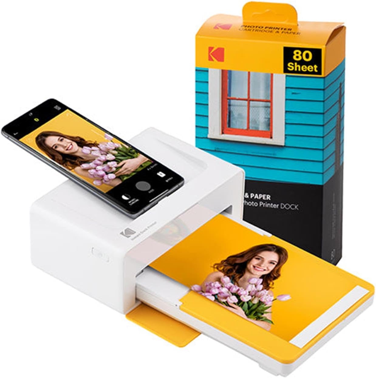 KODAK Dock Plus 4PASS Instant Photo Printer (4x6 inches) + 90 Sheets Bundle : Amazon.ca: Electronics