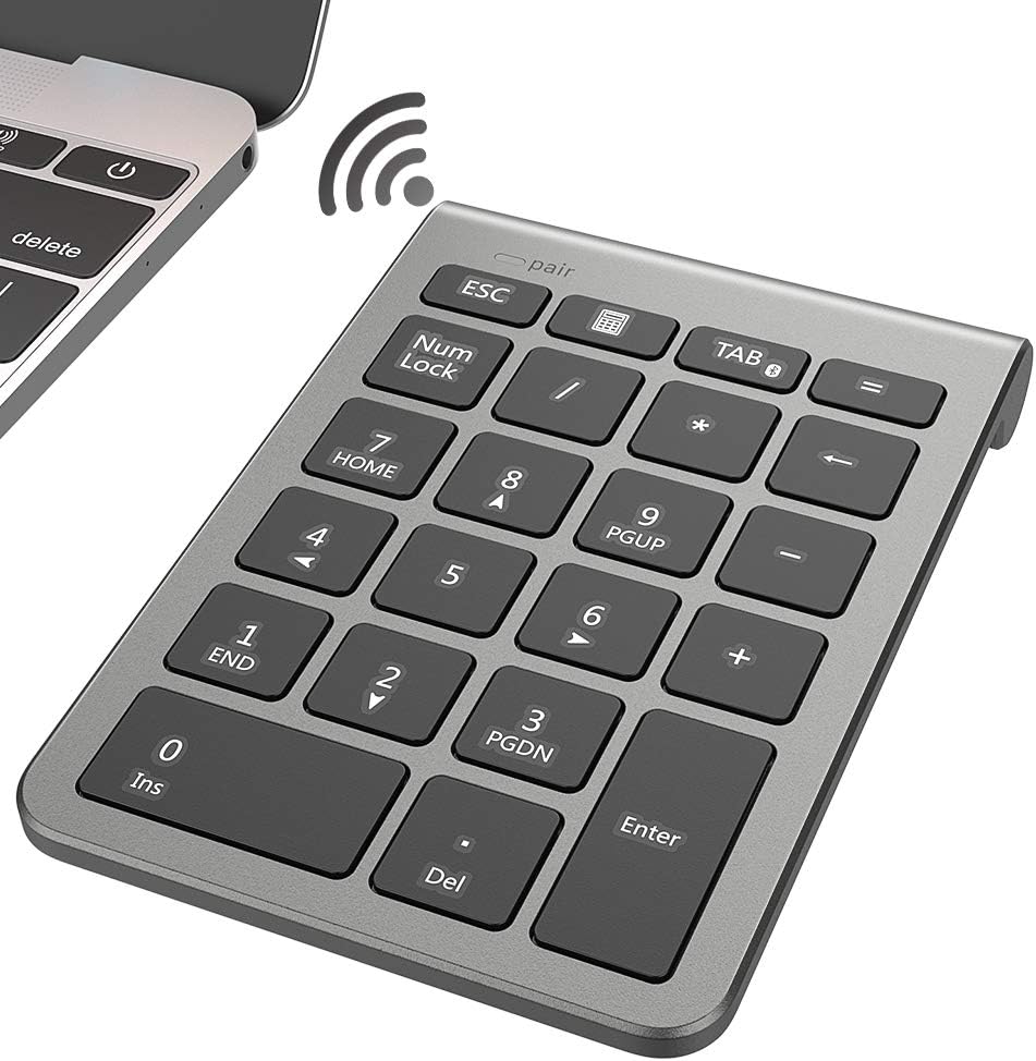 Amazon.co.jp: Numeric Keypad, ATiC, Wireless Ten Keyboard, Numeric ...