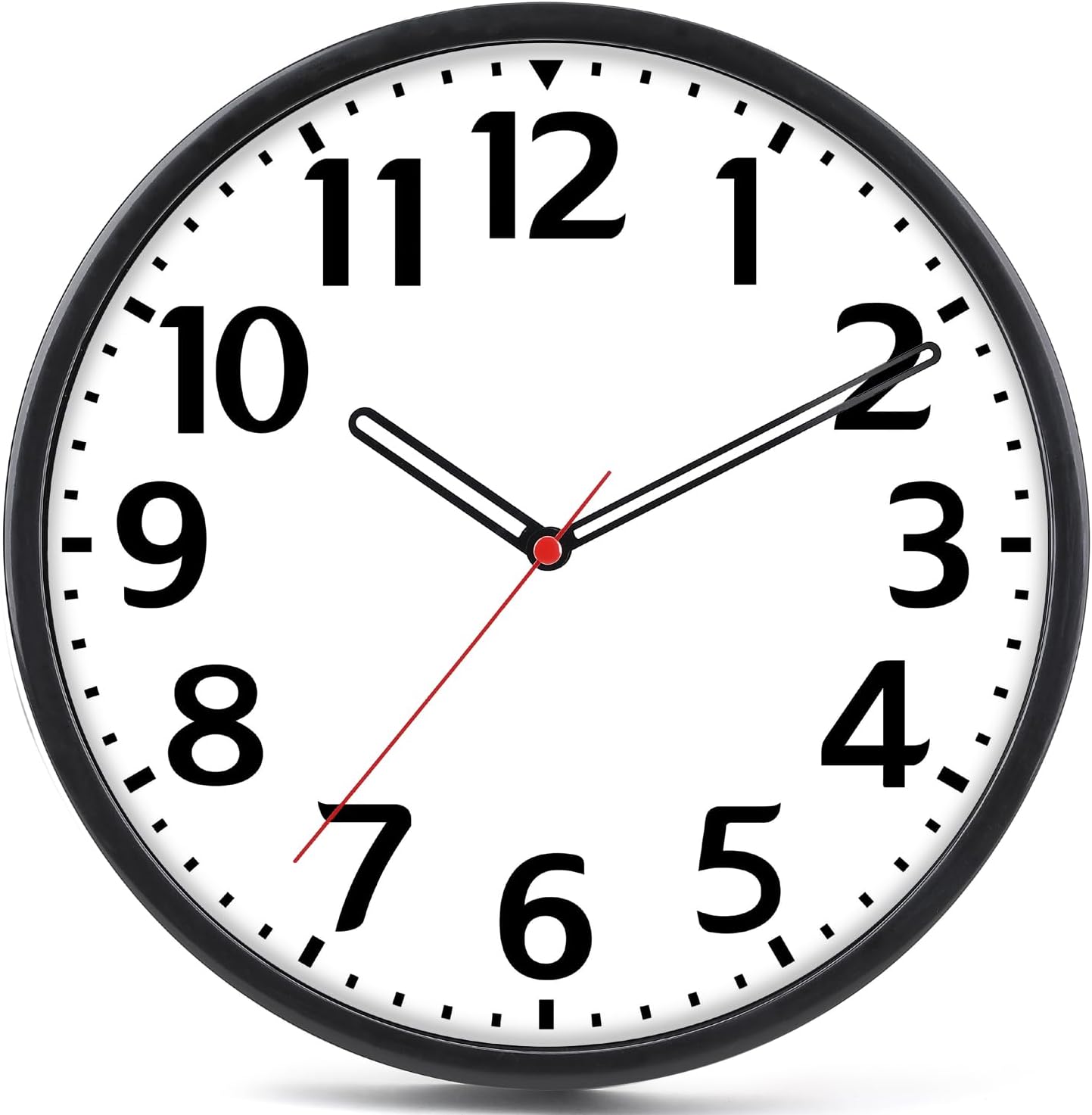 Amazon.com: Wall Clock Silent & Non Ticking Modern Quartz Battery ...