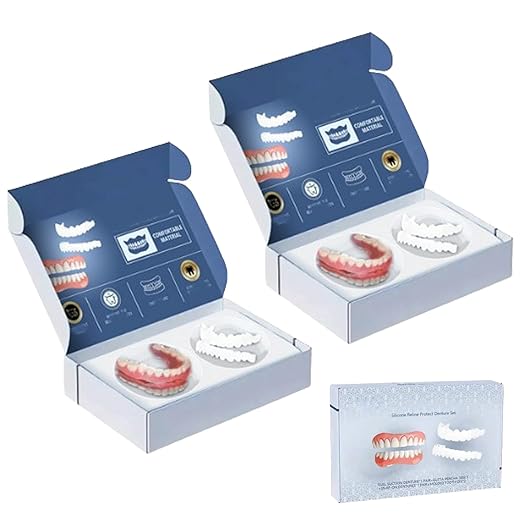 Amazon.com: Premium Custom Silicone Denture Set, Silicone Restyle ...