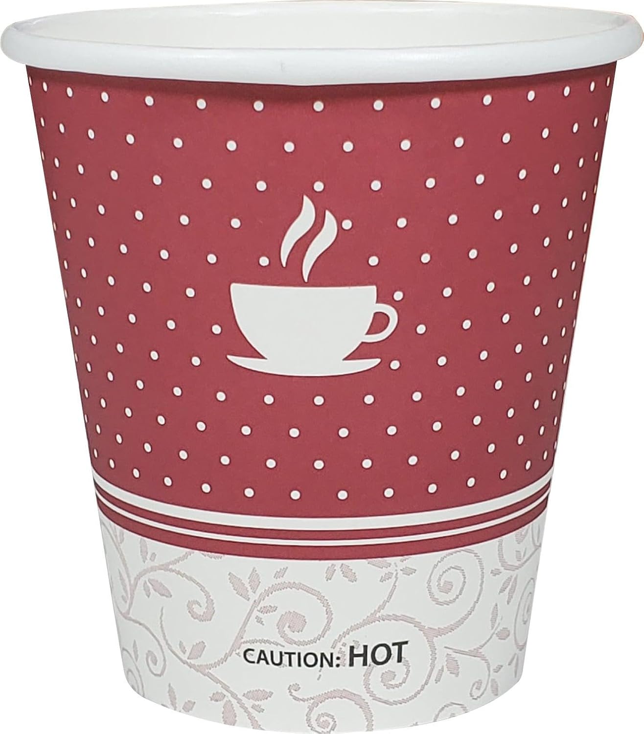 Morning Dew 10 oz Hot Paper Cups Pack of 1000, to Go Hot Coffee Cups ...