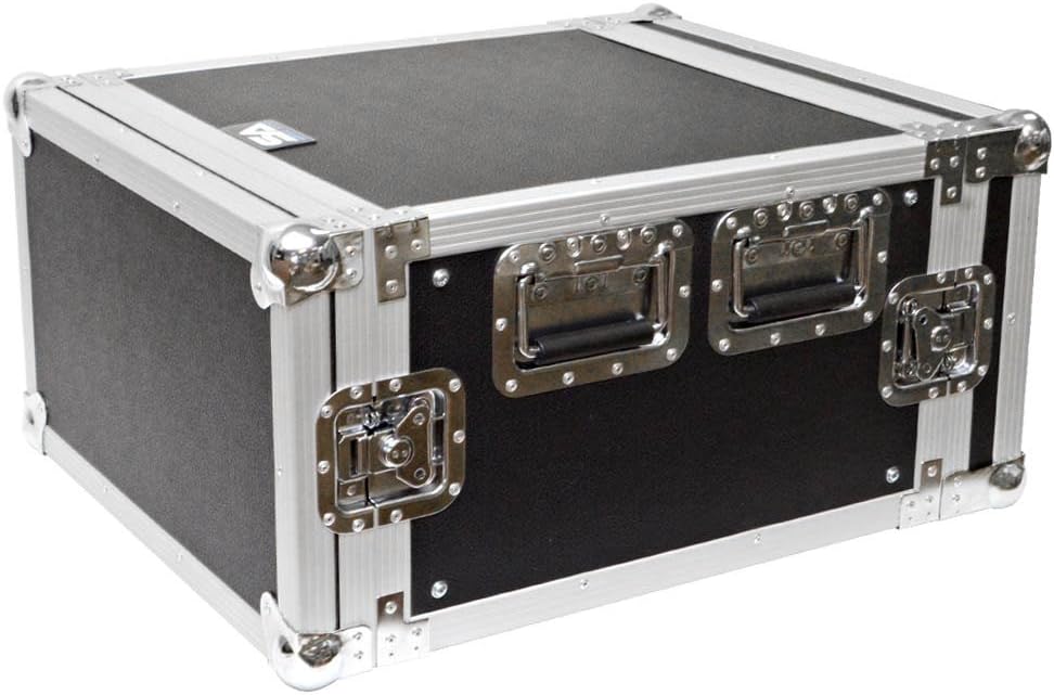 Amazon.com: 6 Space Rack CASE for Amp Effect Mixer PA/DJ PRO Audio ...