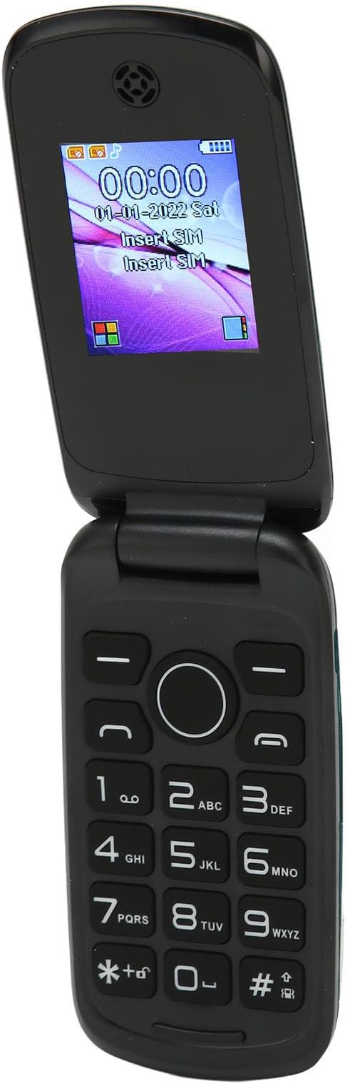 Amazon.com: Unlocked Flip Cellphone, F4 2G Big Buttons Flip Phone for ...