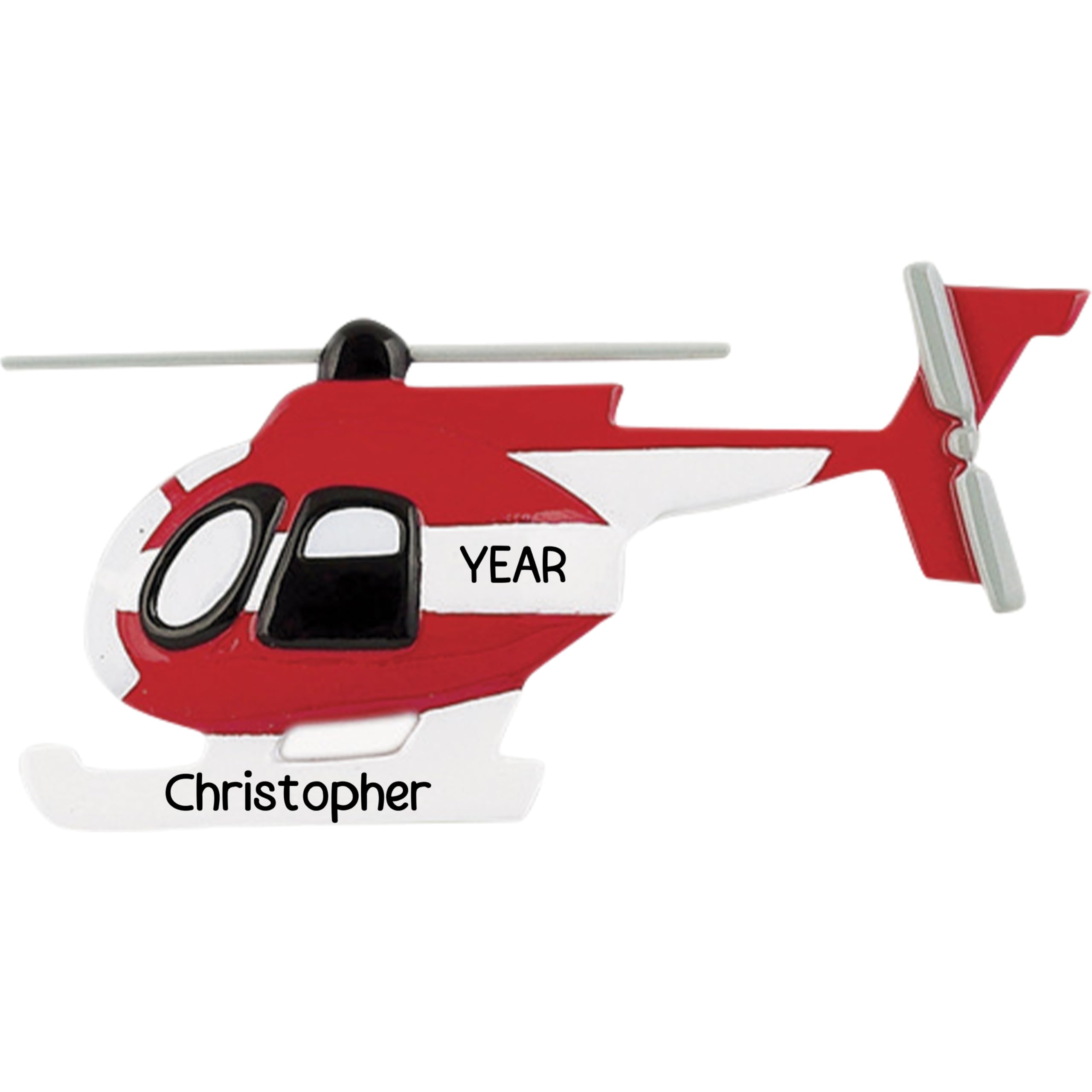 Amazon.com: Personalized Helicopter Christmas Ornaments 2024 - Fast ...