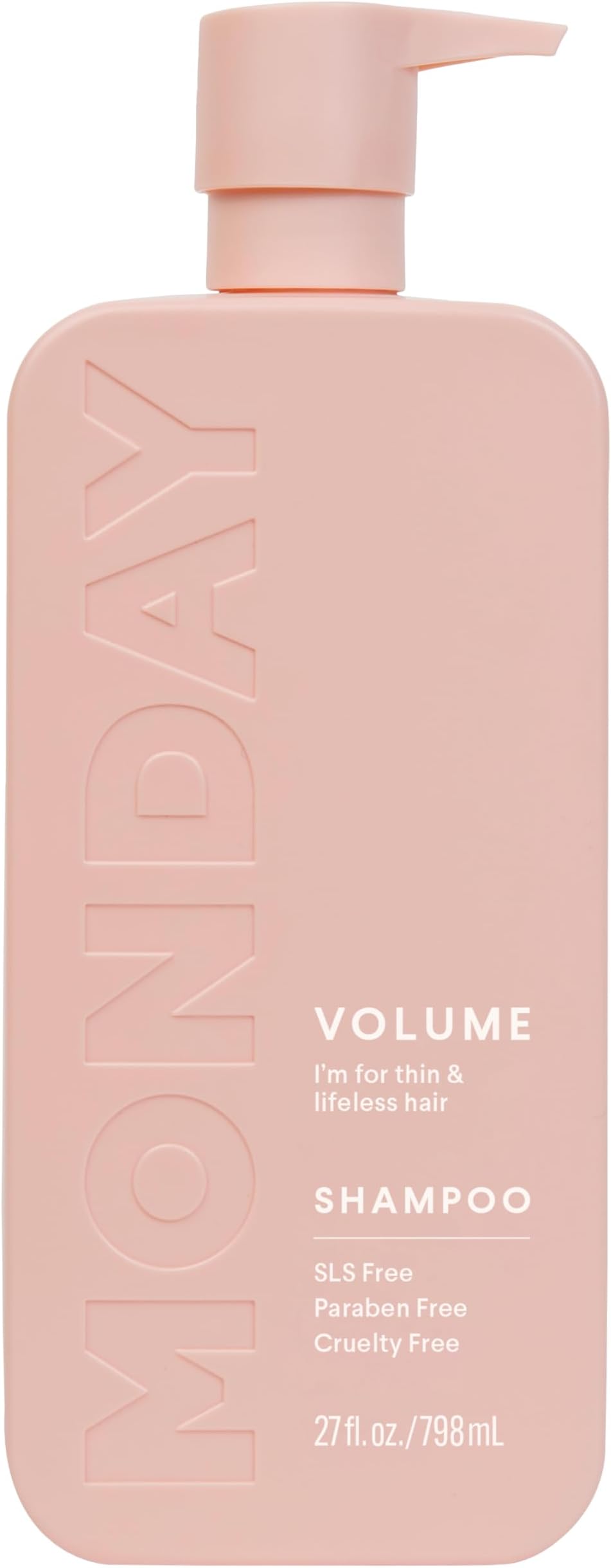 Amazon.com : MONDAY HAIRCARE Volume Shampoo 27oz for Thin, Fine, and ...