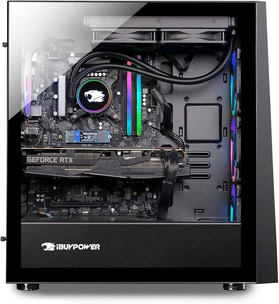 iBUYPOWER Pro Gaming PC Computer Desktop SlateHakoI7N3601 (Intel i7 12700KF 3.6GHz, GeForce RTX ...
