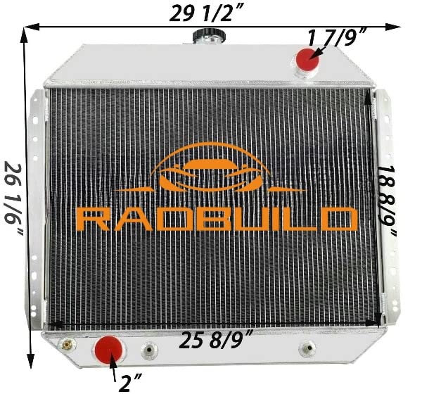 Snapklik.com : 3 Row Aluminum DPI433 Radiator For 1966-1979 Ford F ...