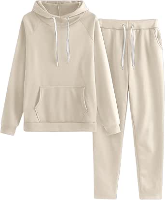 Amazon.com: sweat set for women Womens 2 Piece Outfits Lounge Hoodie ...