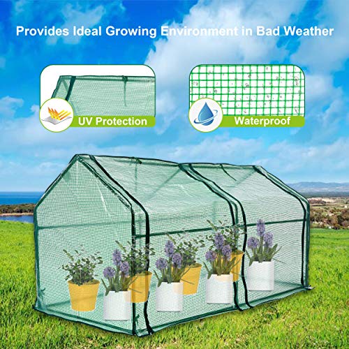 Snapklik.com : SUNGIFT Mini Greenhouse For Outdoors, Portable Hot House ...