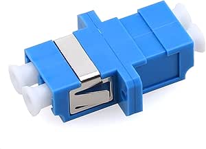 Amazon.com: Fiber Optic Cable LC-LC Female To Female Adapter Simplex ...