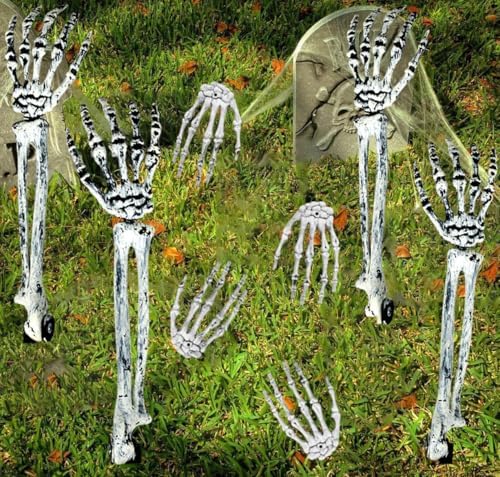 Amazon.com : Rypyp Halloween Skeleton Outdoor Decorations - 8Pcs Multi ...