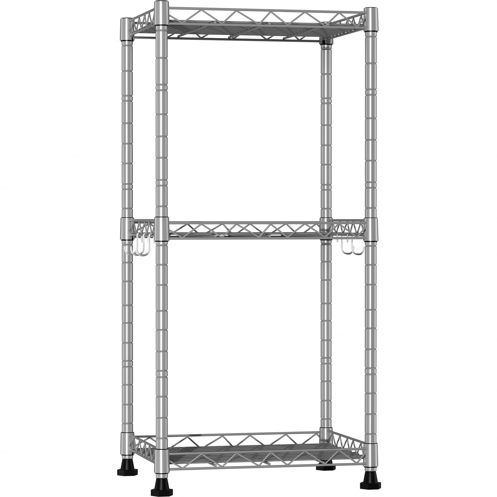 Amazon.com: YOHKOH 3 Tier Storage Shelves Rack,16.6L x 11.5W x 32.5H ...
