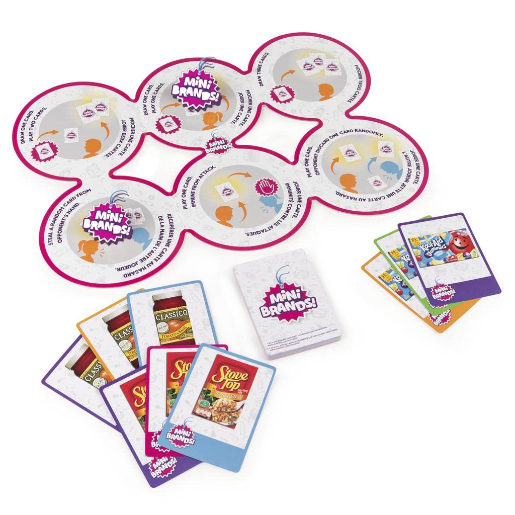 Spin Master 6063724 Surprise Mini Brands Supermarket Race Board Game 5 ...