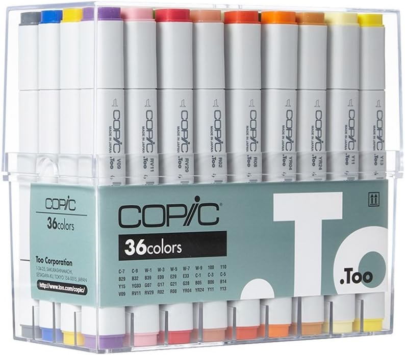 Wild Republic Copic 72 Color Markers Set A : Amazon.in: Home & Kitchen