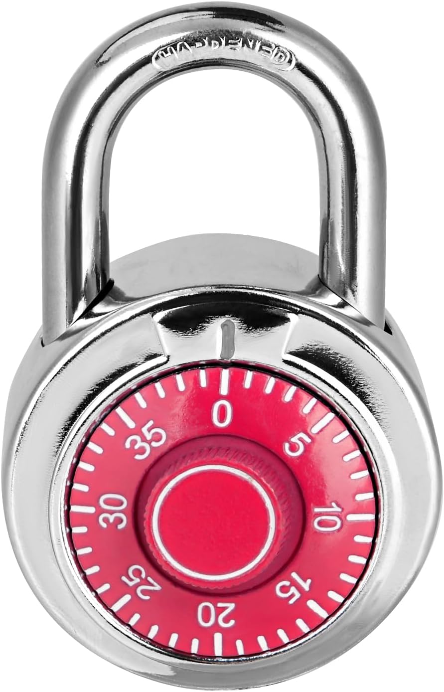 HZSY Combination Padlock 1 Pack, Fixed Dial Combination Padlock with ...