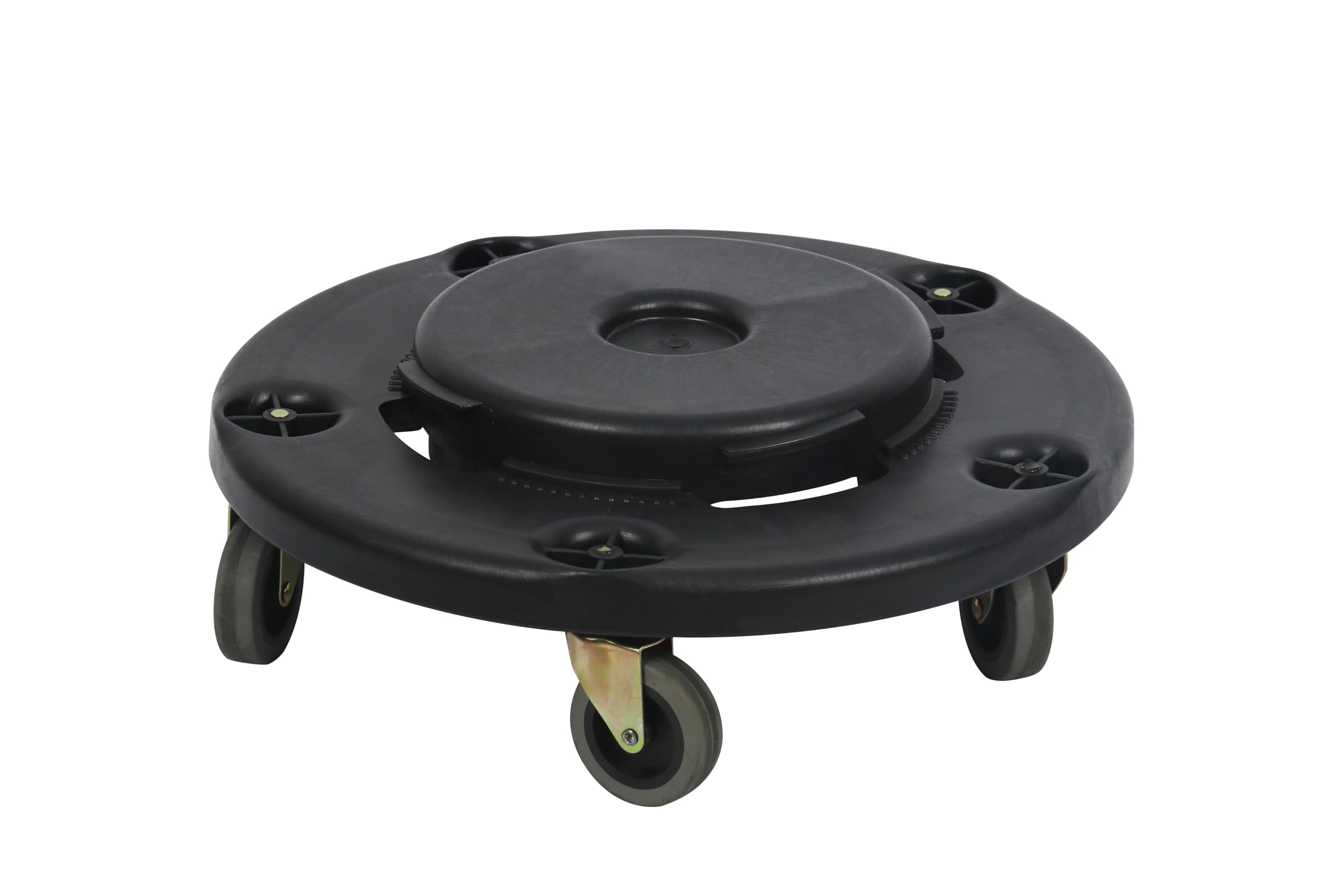 Amazon.com: Trash Can Dolly with Wheels, Black Garbage Roller Base ...