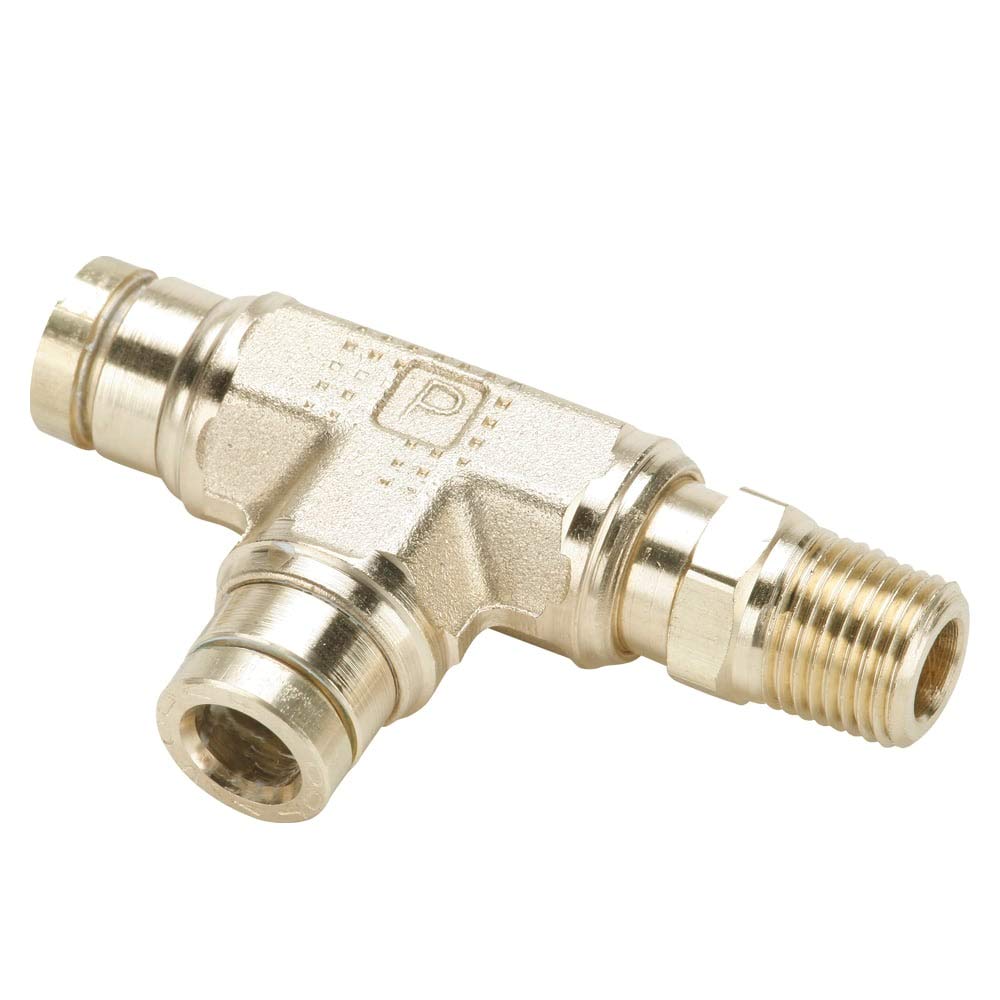 Parker Hannifin 171PMT-4-2-pk10 Male Run Tee Swivel Prestomatic Fitting ...