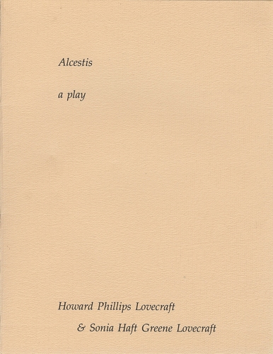 Publication: Alcestis: A Play